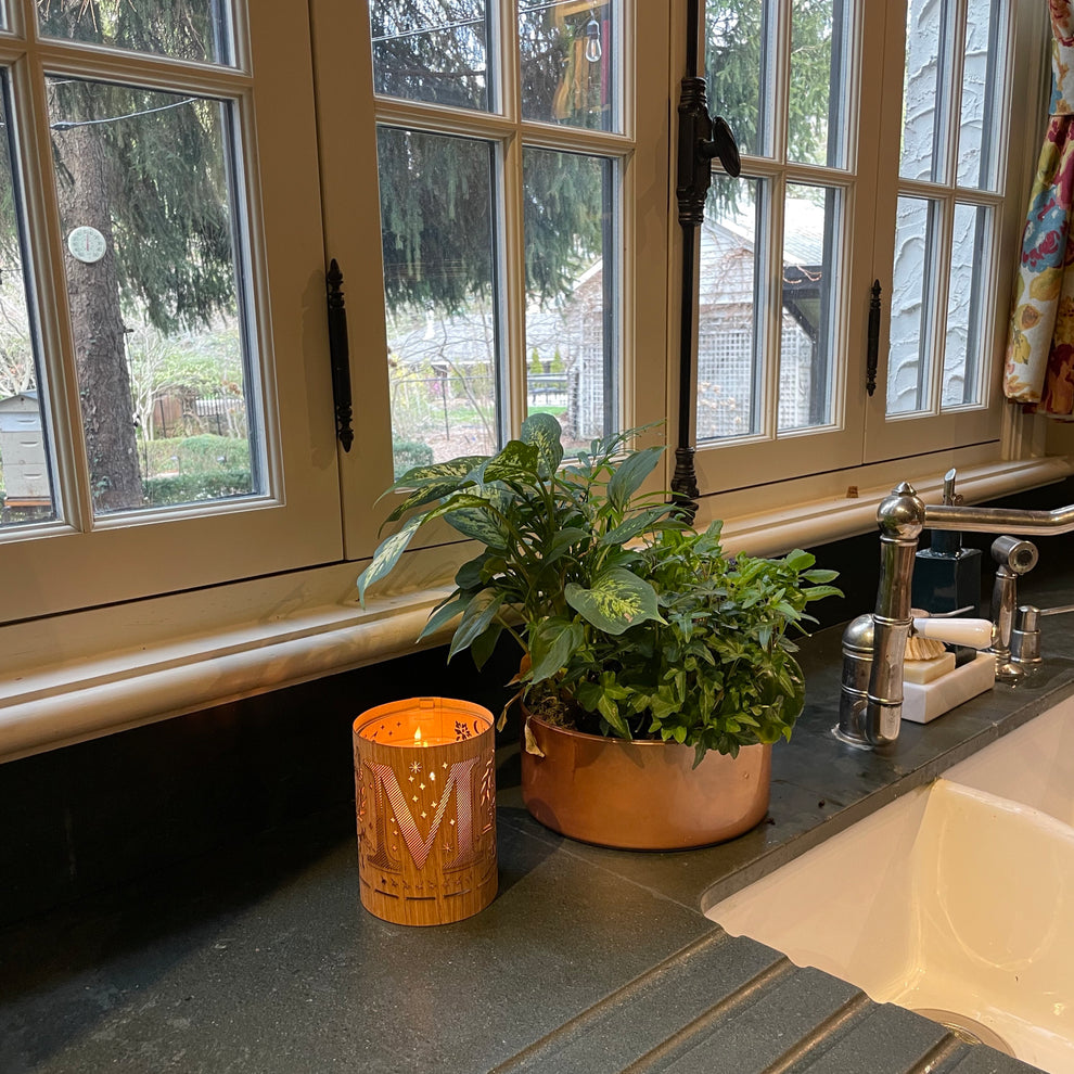 M - Monogram Letter M Candle Lantern – lanterncozies